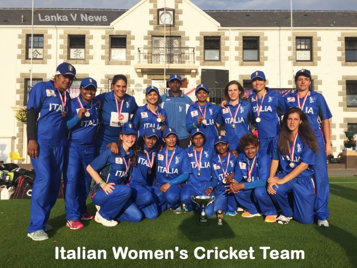 Italian Women's Cricket Team for Italy Vs Austria official debut ...