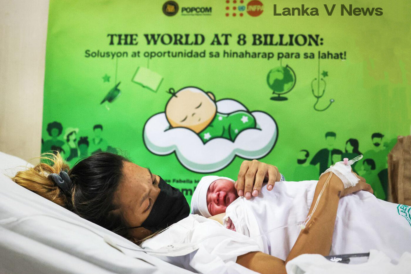 Symbolic "8 Billionth Baby" Born In Manila - Lanka Video News ...